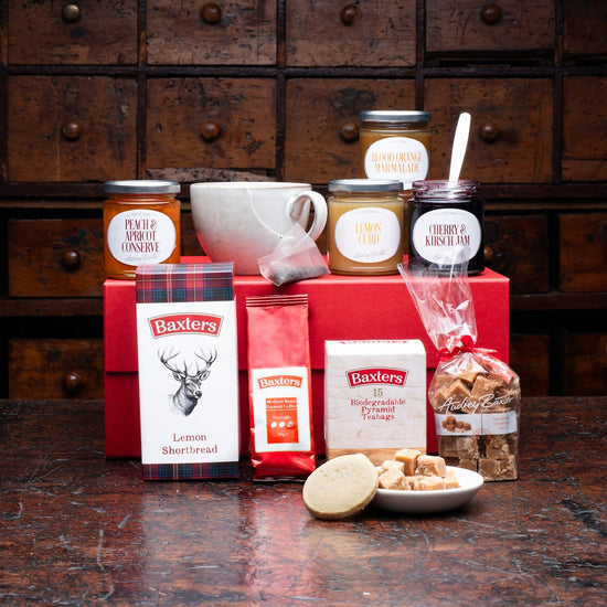 Tea and Coffee Hamper - Hot Drinks & Treats Gift Box